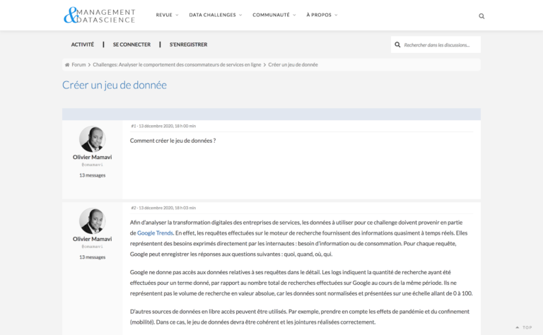 Management & Data Science